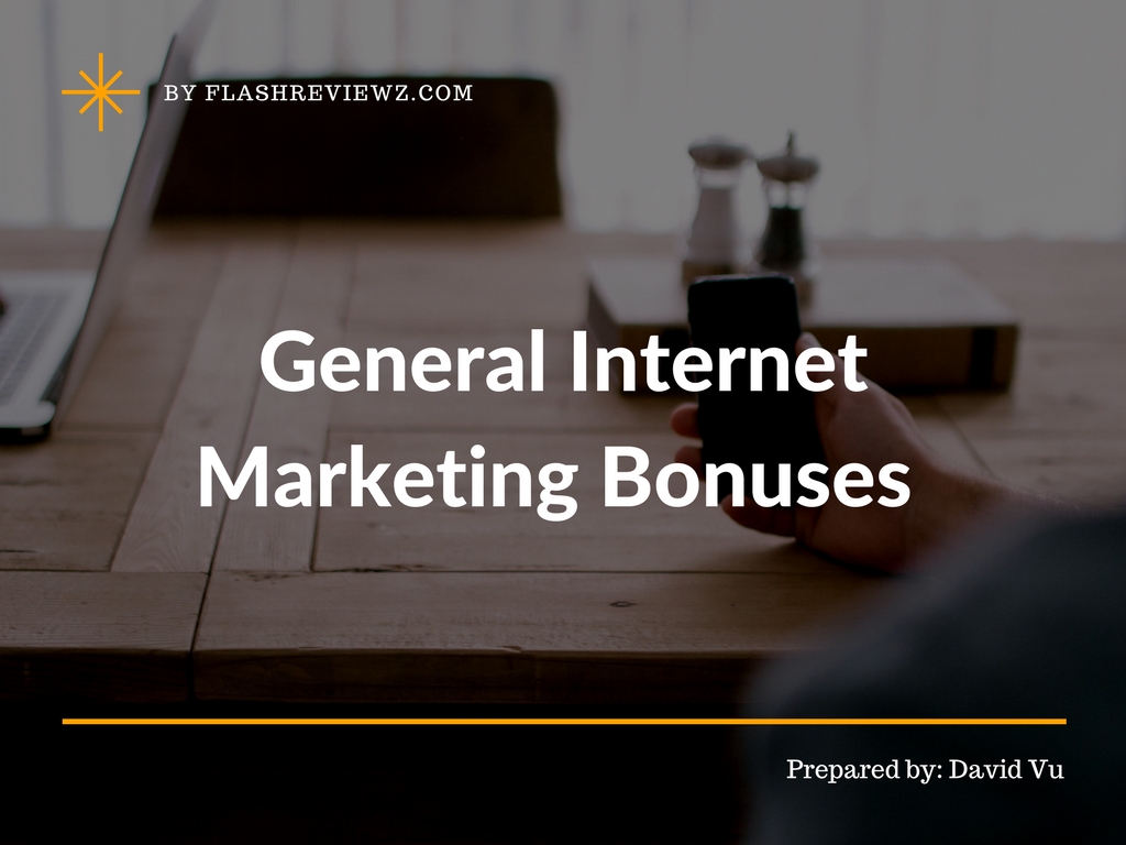Graphic and Video Marketing Bonus Package - Flashreviewz.com